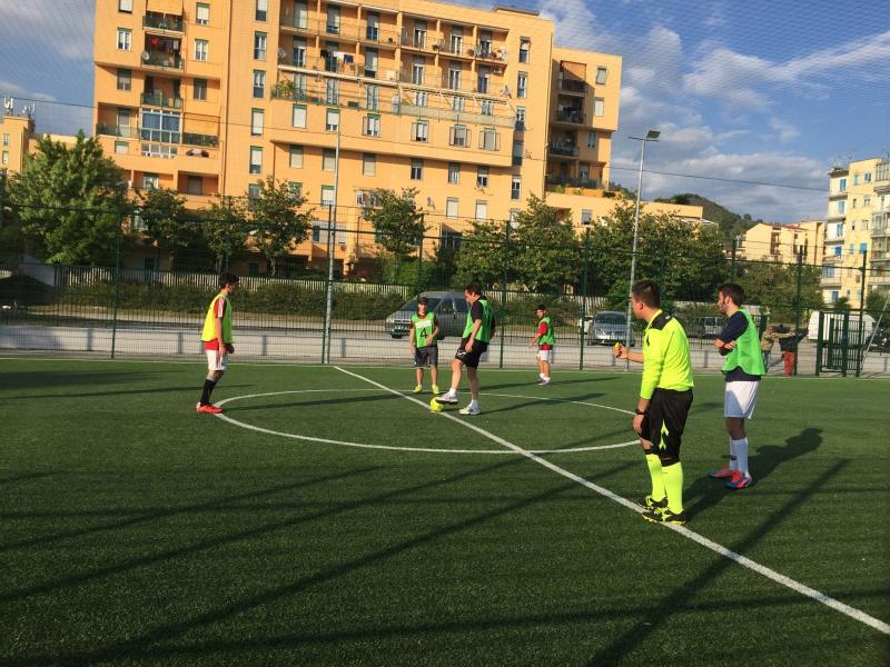 Inaugurazione del campetto di calcio della parrocchia di S. Margherita ...